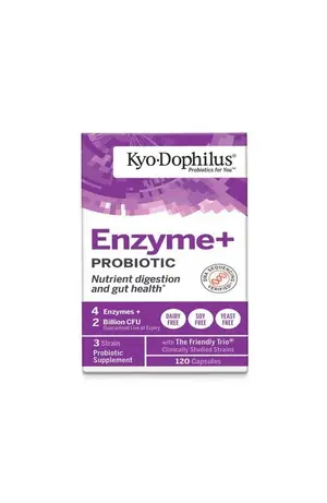 KYO-DOPHILUS Enzymes+ Probiotic, Nutrient Digestion And Gut Health