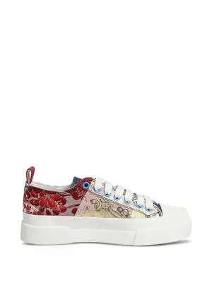 Dolce & Gabbana Patchwork Brocade Sneakers