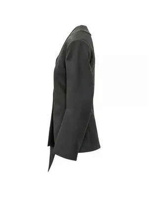 Attico Asymmetrical Scarf Lapel Blazer