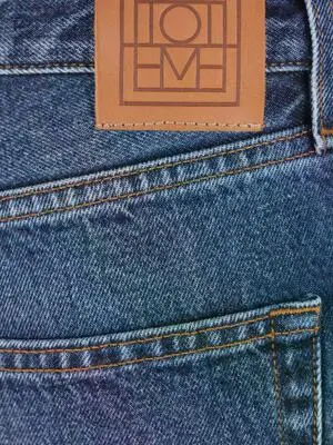 TOTEME Washed-effect Twisted-seam Jeans