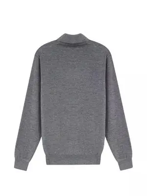 Brunello Cucinelli Long-sleeve Polo Shirt - Grey