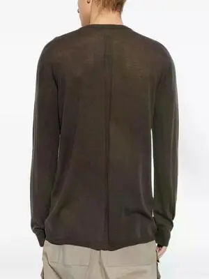 Rick Owens Ribbed-knit Trim Sweater
