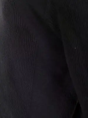 Rick Owens Ribbed Knit Long Sleeve T-shirt