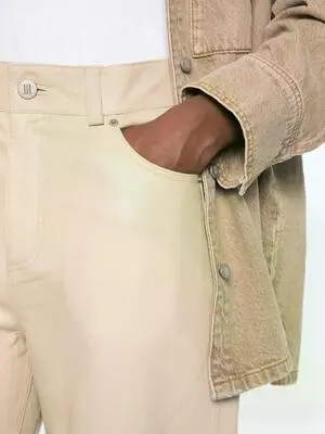 BY MALENE BIRGER Wide-leg Leather Trousers