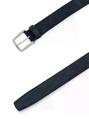 TOD'S Suede Logo-engraved Belt