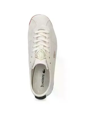 Lacoste Embroidered Suede Sneakers
