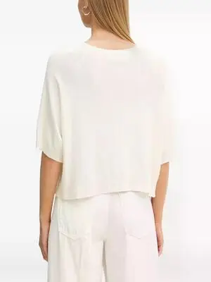 VICOLO Raglan-sleeve Fine-knit T-shirt