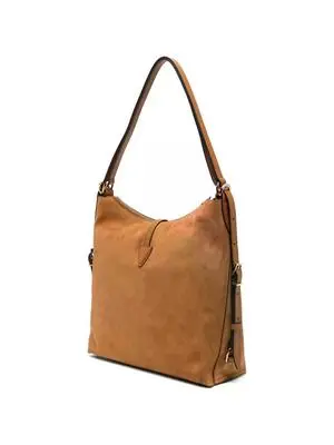 TOD'S T Timeless Suede Shoulder Bag