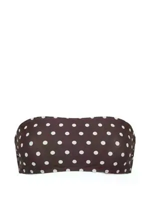 NICHOLAS Nerida Bandeau Top - Brown