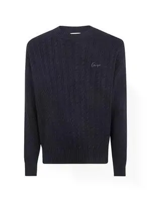 Kenzo Cable-knit Embroidered Logo Sweater