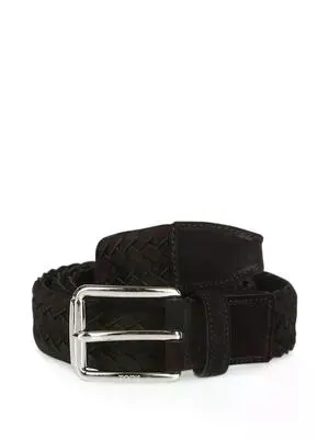 TOD'S Braided Suede Belt - Brown