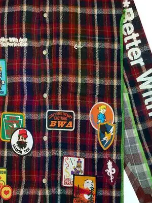 BETTER WITH AGE Gentle 3 Checked-pattern Flannel Shirt