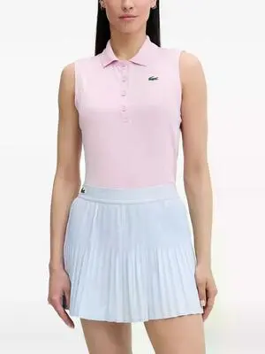 Lacoste Sleeveless Logo Patch Polo Shirt