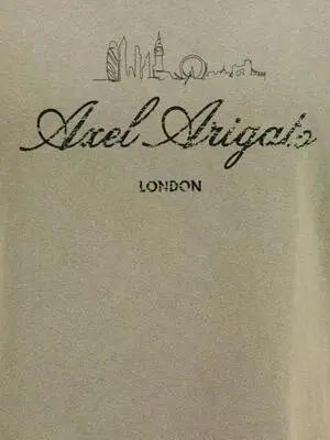 Axel Arigato Logo-print Washed T-shirt - Neutrals