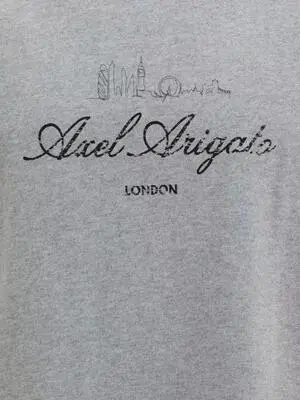 Axel Arigato Logo-print Cotton T-shirt - Grey