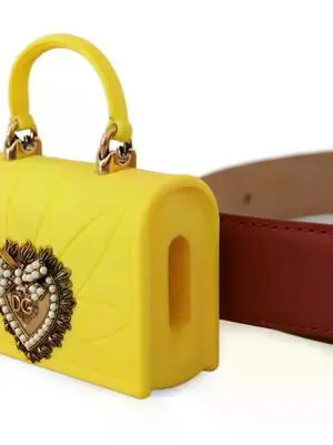Dolce & Gabbana Devotion Heart Bag Charm Belt