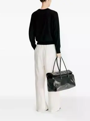 Loulou De Saison Fine-knit Cashmere Sweater - Black