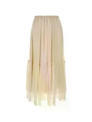Chloé Ruffled Silk Maxi Skirt