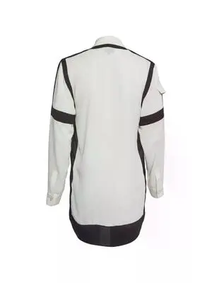 Alexander McQueen Paneled Crepe Button-up Shirt