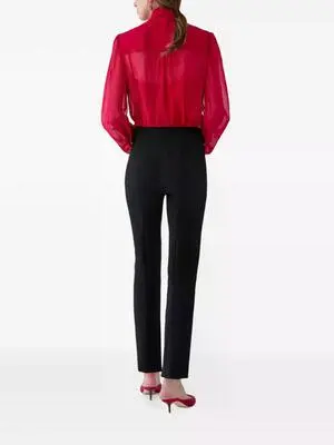 Carolina Herrera Pleated Detail Blouse
