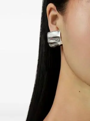 Jenny Bird Sundra Tile Earrings - Silver
