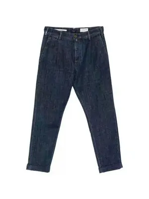 Jacob Cohen Pleated Straight-leg Jeans