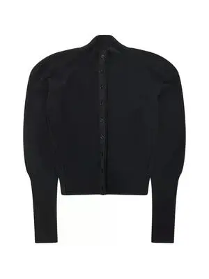 TORISHÉJU High-neck Button-up Cardigan With Long Sleeves