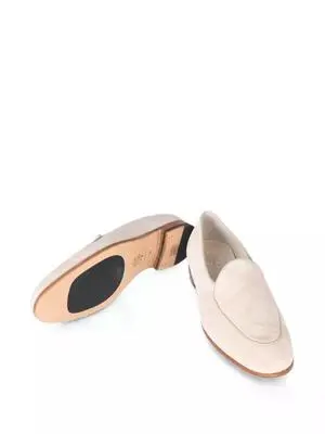 Eleventy Suede Slip-on Loafers
