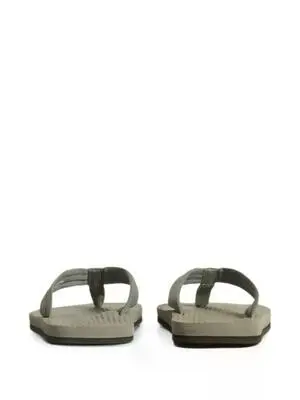 Maison Kitsuné X Indosole Easy Living Fox-patch Flip Flops - Green