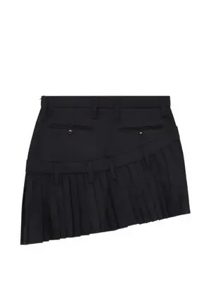 TORISHÉJU Asymmetric Mini Pleated Skirt