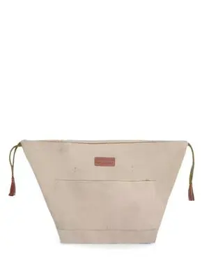 Dragon Diffusion Cotton Drawstring Clutch Bag - Neutrals