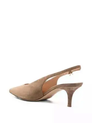 GIANVITO ROSSI Pointed-toe Slingback Pumps