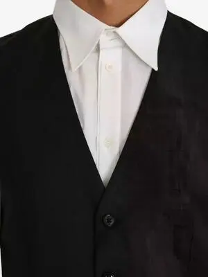 Dolce & Gabbana Wool V-neck Waistcoat
