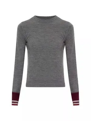 IRO PARIS Contrast Cuff Crew Neck Sweater