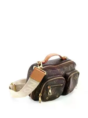 LOUIS VUITTON Utility Monogram Canvas Crossbody Bag - Brown