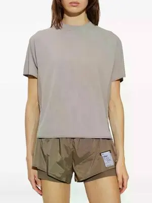 Satisfy Auralite Uv T-shirt With Grid Texture Panelling