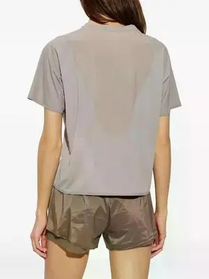 Satisfy Auralite Uv T-shirt With Grid Texture Panelling