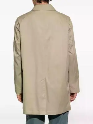Burberry Meadowbank Single-breasted Cotton Coat