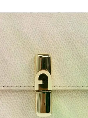 Furla Logo-plaque Pebbled-leather Wallet