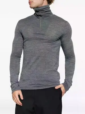JIL SANDER Quarter-zip Long Sleeve Sweater
