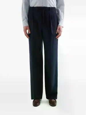 JIL SANDER Wool Flannel Trousers