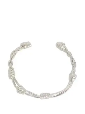 JIL SANDER Tone Tangle Bracelet - Silver