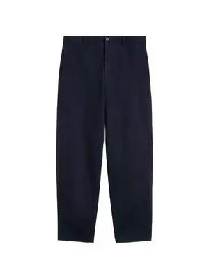 JIL SANDER Indigo Tapered-leg Cropped Jeans