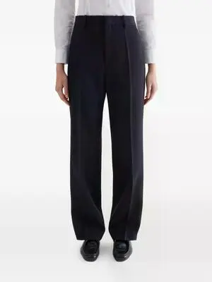 JIL SANDER High-waisted Wool Trousers