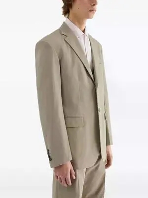 JIL SANDER Single-breasted Cotton Blazer