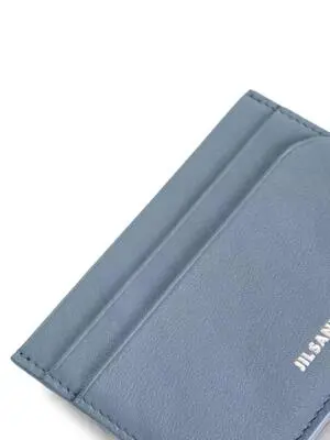 JIL SANDER Logo-embossed Leather Card Holder