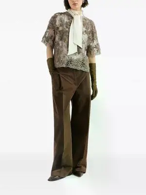 Brunello Cucinelli Loose Fit Pants For Women
