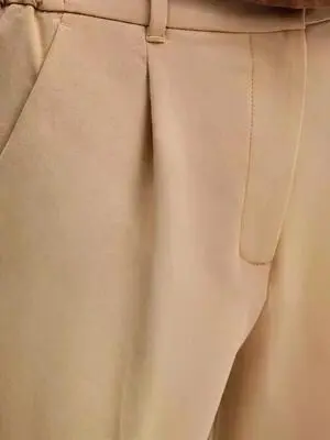 Sisley Pleated Belt-loop Trousers