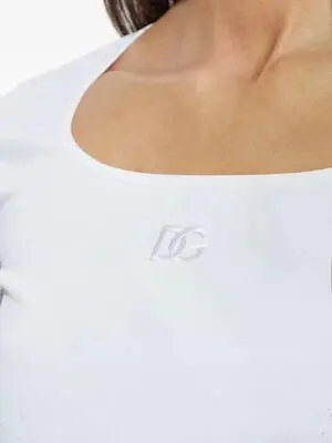 Dolce & Gabbana Dg Logo Embroidered T-shirt