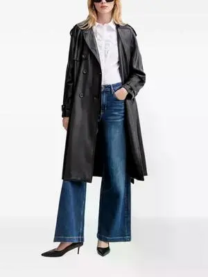 Guess Buttoned Belted Coat